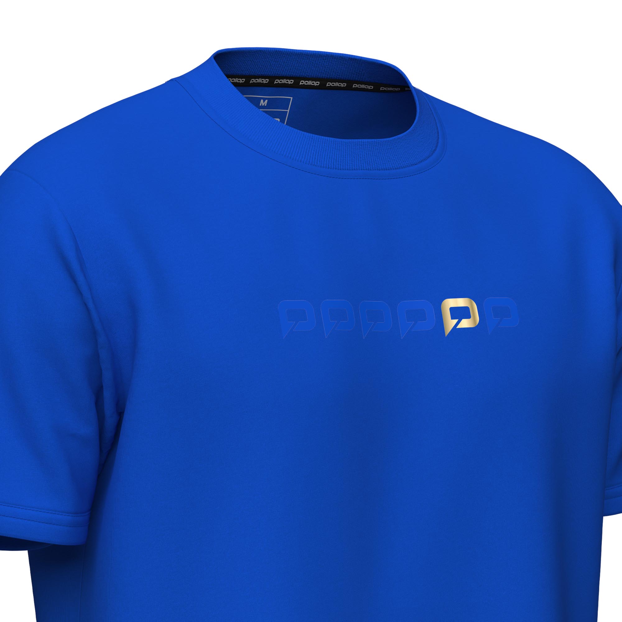 Pallap men's shirt amparo blue/gold met | XXL | PTT2505ABG2XL