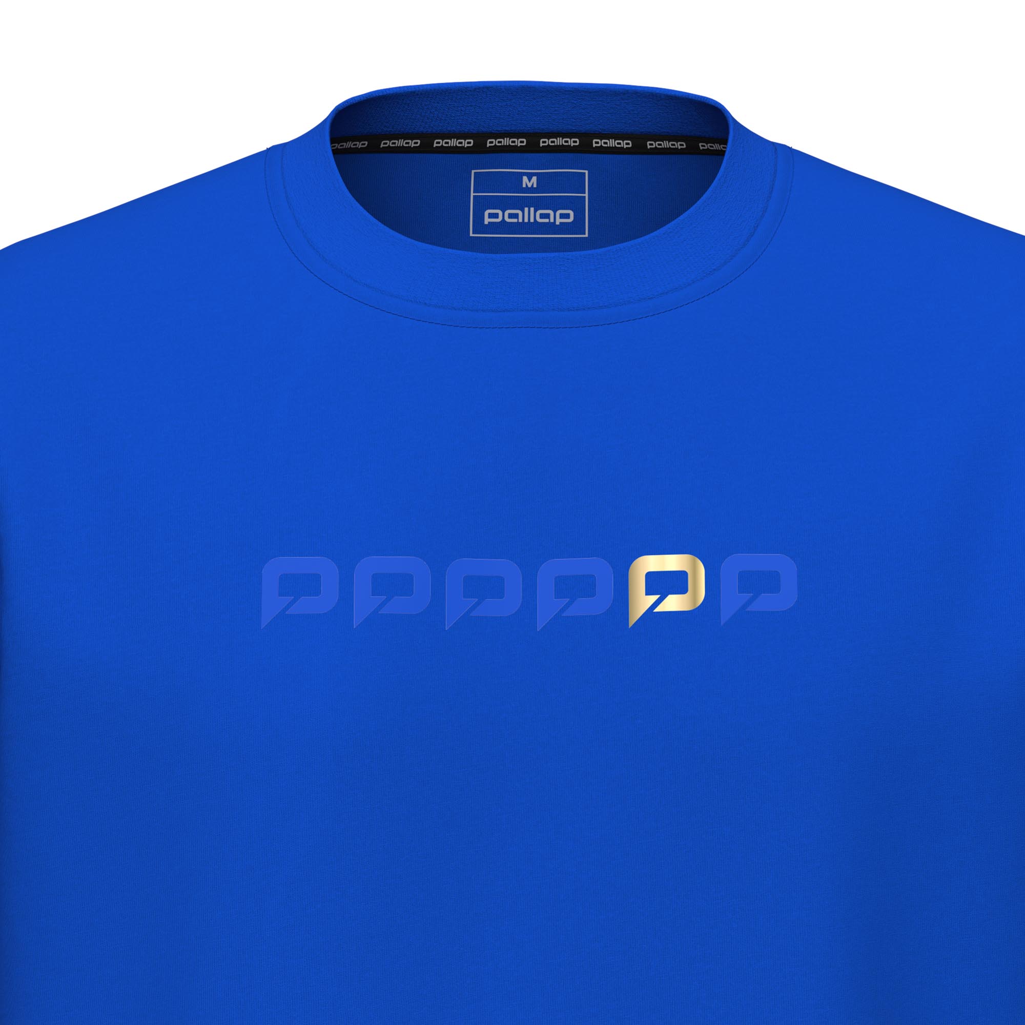 Pallap men's shirt amparo blue/gold met | XXL | PTT2505ABG2XL