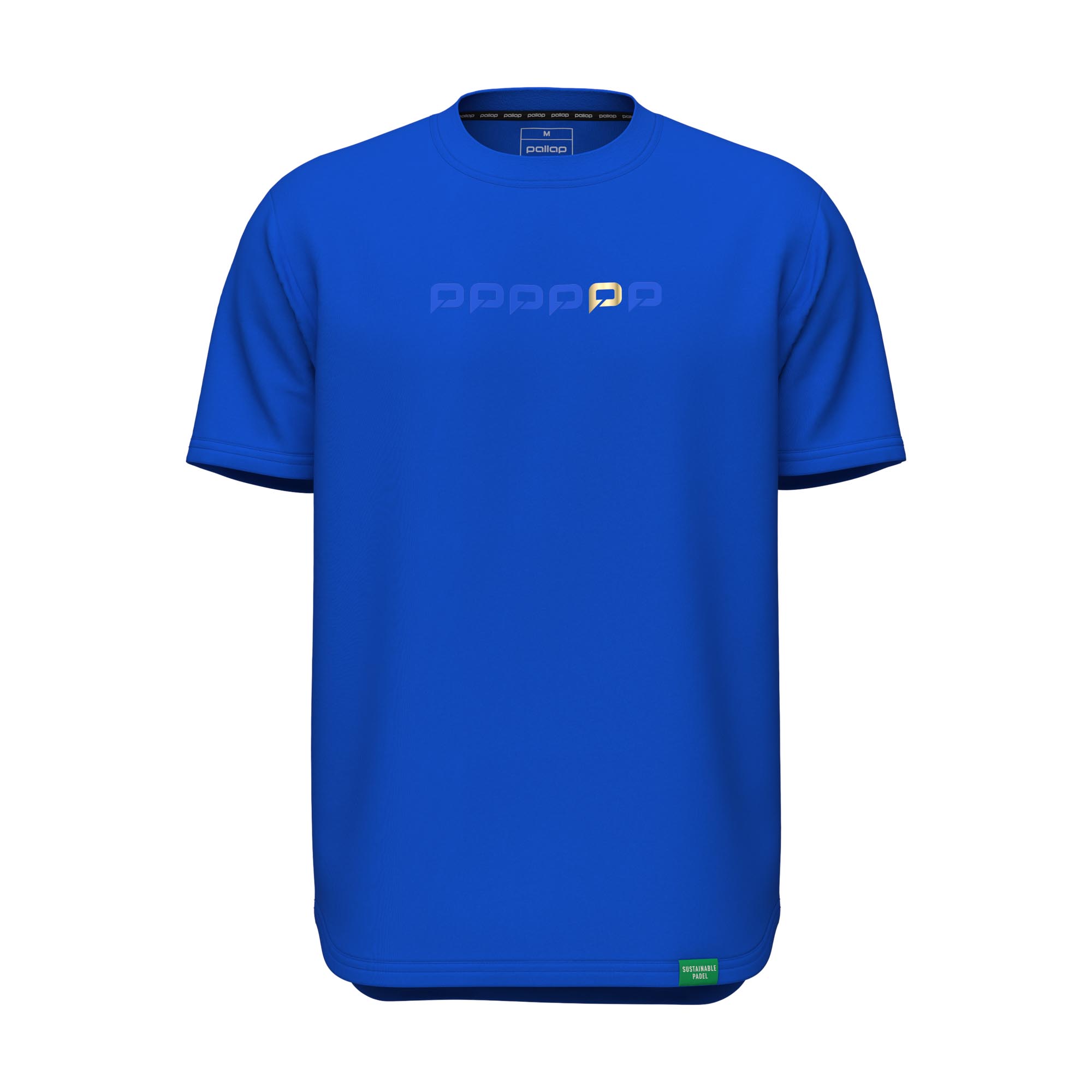 Pallap men's shirt amparo blue/gold met | M | PTT2505ABGM