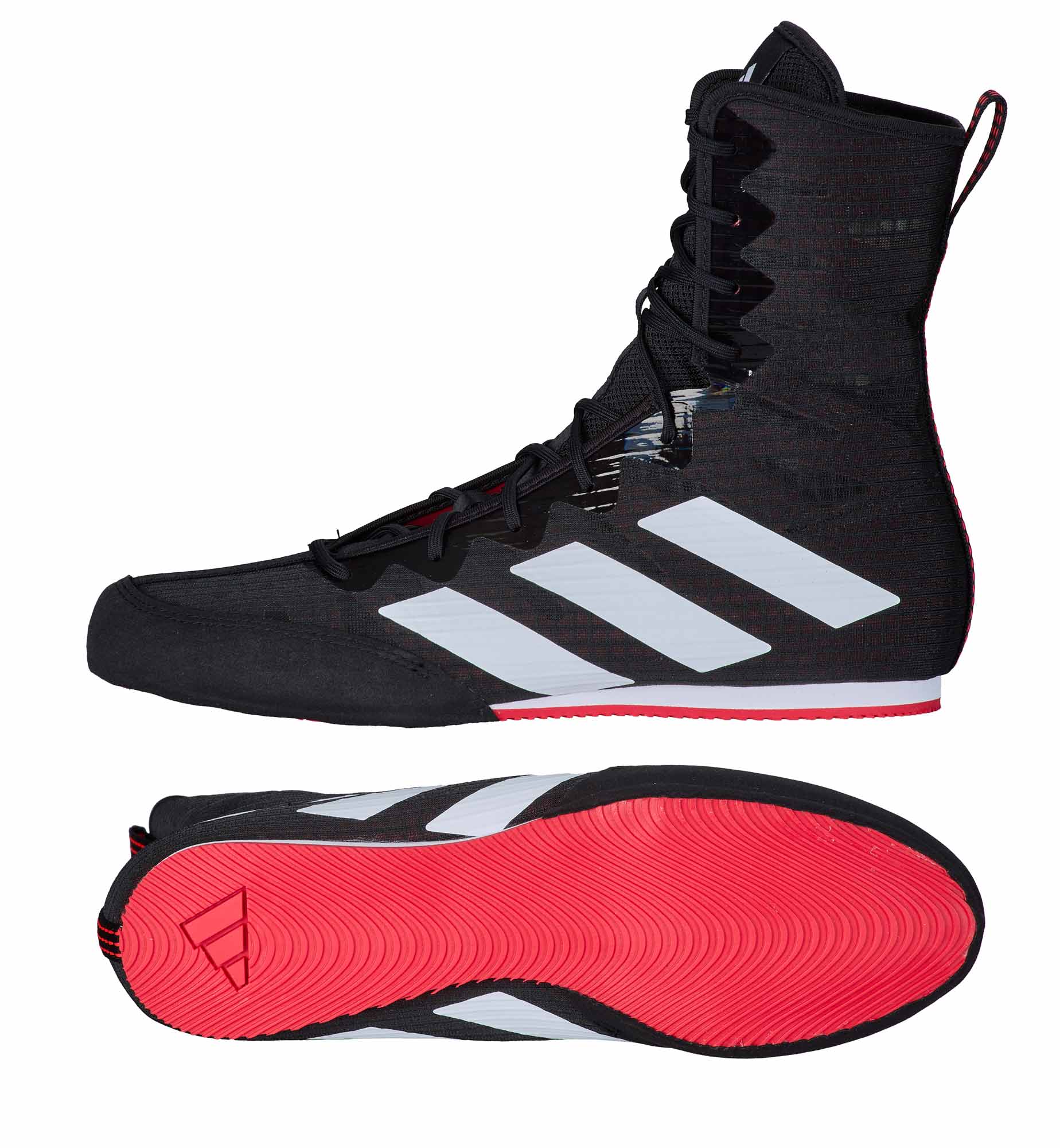 adidas Boxing shoes Box Hog 4 black/white/red, IH2730 | Core Black ...