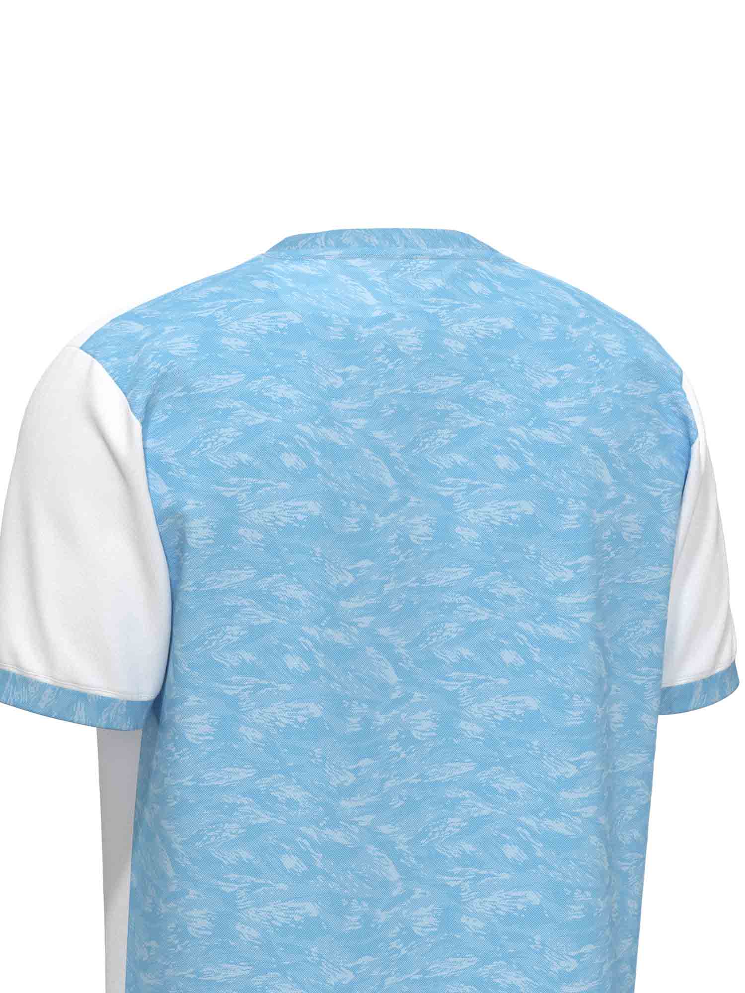 Pallap men's technical training shirt white/pulse blue | XXL ...