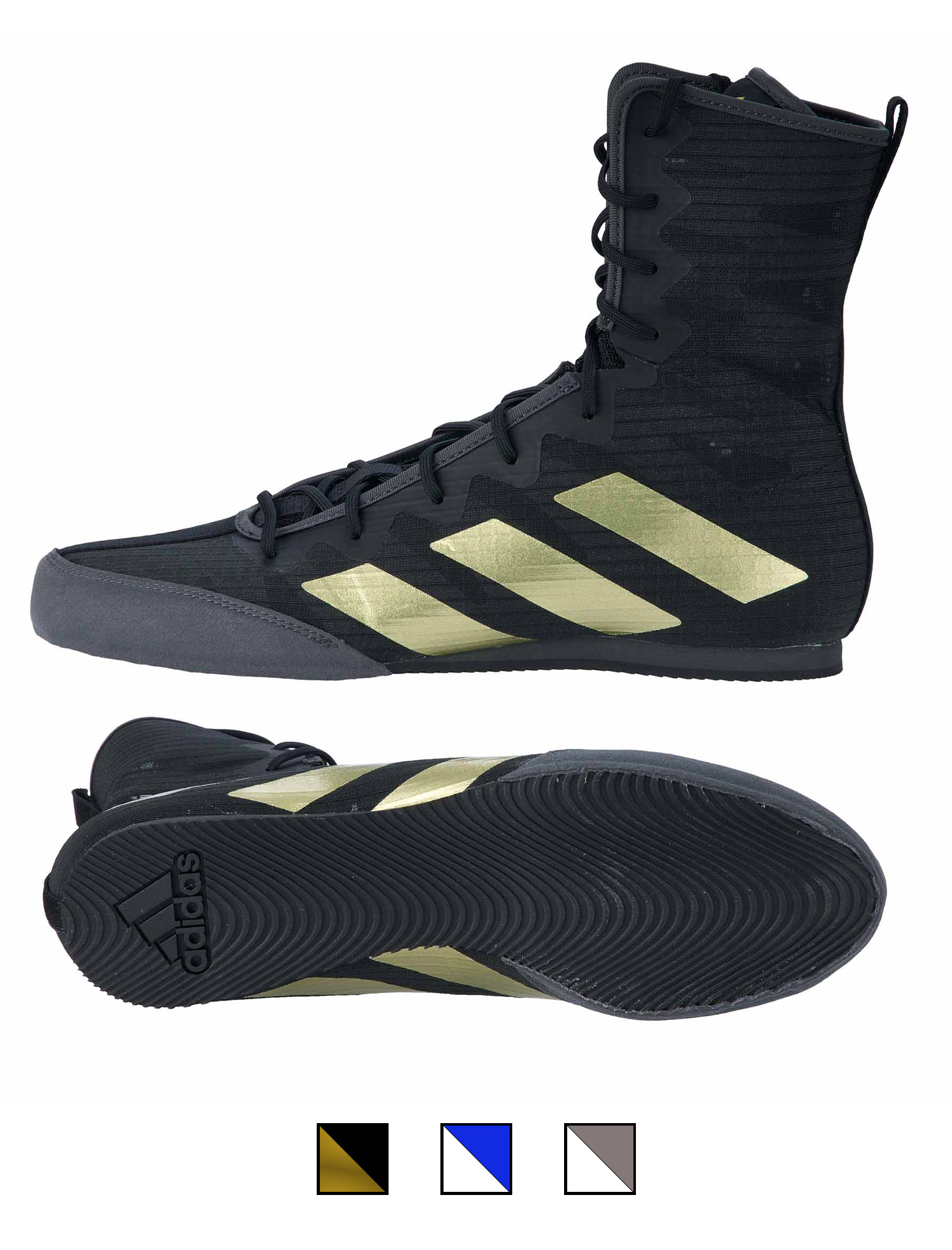 adidas boxing shoes Box Hog 4 black/gold, GZ6116 | 38 2/3 | 703609055