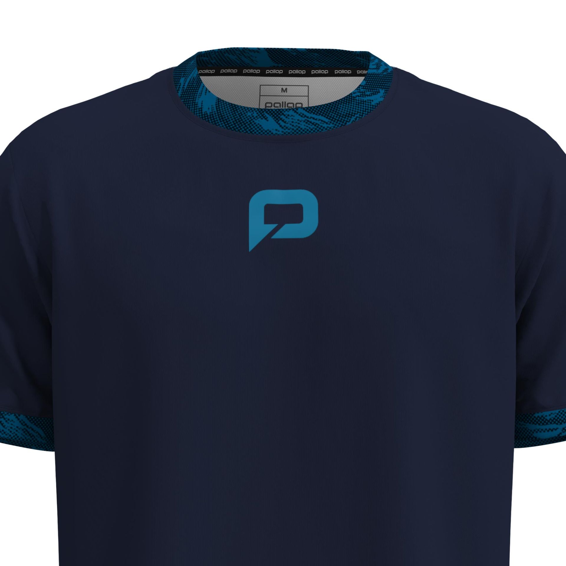 Pallap men's technical training shirt navy/blue/white | XXL | PTT2502NBW2XL