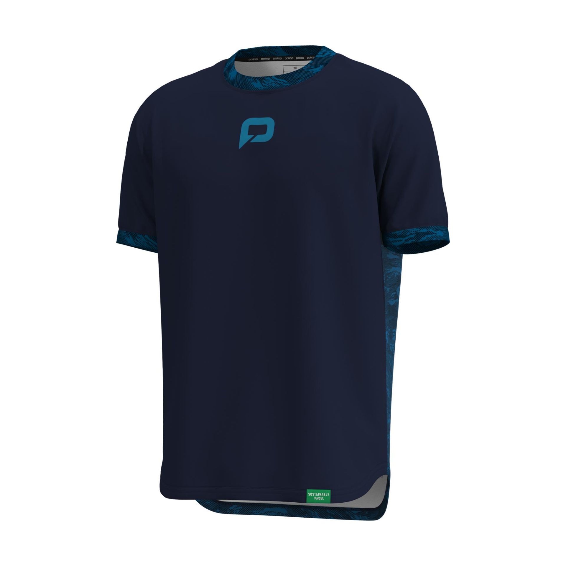 Pallap men's technical training shirt navy/blue/white | XXL | PTT2502NBW2XL