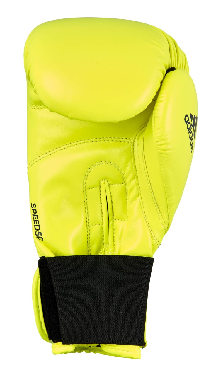 adidas boxing glove Speed 50 ADISBG50, yellow/navy | 4oz. | 702098004