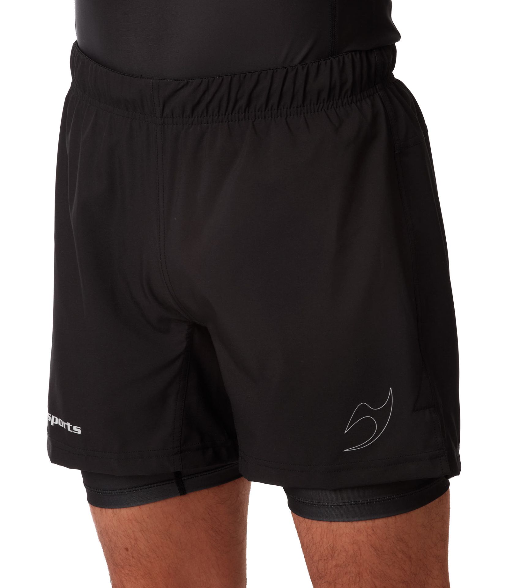 Grappling shorts flex double | black/black | XL | 1010504